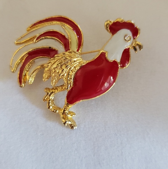 Jewelry | Vintage Rooster Pin | Poshmark